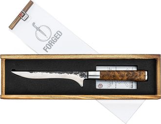 Forged VG10 Ausbeinmesser, 15cm, handgefertigt, in Holzkiste