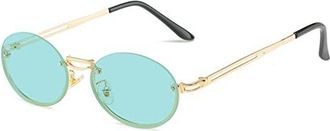 Generic Lunettes de soleil tendance à petite monture pour hommes et pour femmes, pare-soleil extérieur, décoration de vacances (couleur : E, taille : moyen) 2