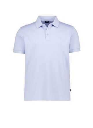 Joop Herren Polo-Shirts blau Baumwoll-Jersey