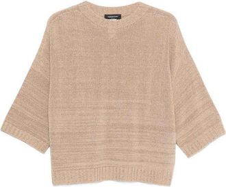 Fabiana Filippi Pull Col Rond - Beige