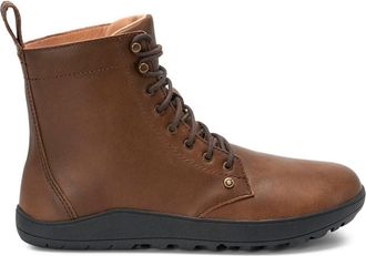 Xero Shoes Breckenridge Damen Lederstiefel - Klassischer Stil, Nullabsatz, Bequemes Futter & Strapazierfähiges Vollnarbenleder für Alltag & Freizeit - Braun, Grö