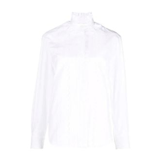 Paco Rabanne Elegantes wei&szlig;es Baumwollhemd - - Blouses & Shirts - Damen - Wei&szlig; - M