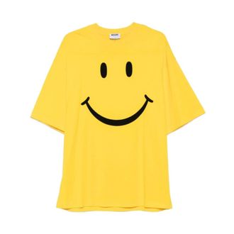 Moschino Homme, Tops, Jaune, Taille: M Collection de T-shirts et Polos élégants