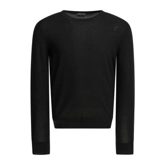 Tom Ford Feinstrick-Pullover mit Rundhalsausschnitt - - Knitwear - Herren - Schwarzk - XL