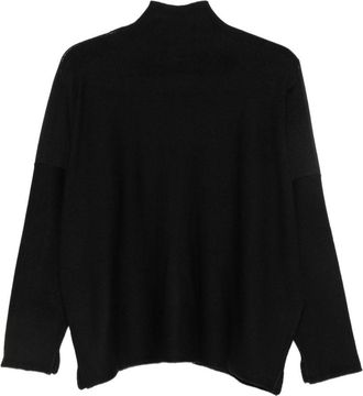 Daniela Gregis Wool Turtleneck Sweater - Black