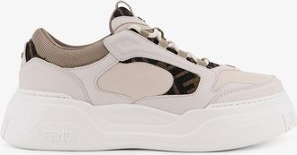 Fendi Fendi Force leather sneakers - FENDI - gender_Man