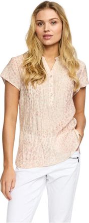 2-Biz Femme, Blouses et Chemises, Rose, Taille: 42 FR Rose Square Blouse