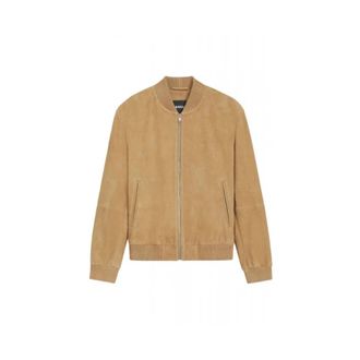 HUGO BOSS Leder-Bomberjacke - - Jackets - Damen - Beige - M