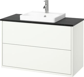 IKEA HAVBÄCK / ORRSJÖN Waschbschr+Schubladen/Waschb/Mibatt