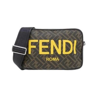 Fendi Pre-owned Camera Case Coated Canvas Shoulder Bag - - Pre-owned - Damen - Braun - ONE SIZE