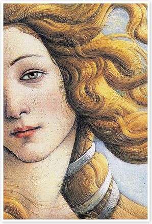 Posterlounge Die Geburt der Venus (Detail) I Poster von Sandro Botticelli 40 x 60 cm Wandbilder Wanddeko