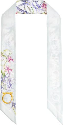 Ferragamo Femme, Accessoires, Multicolore, Taille: ONE Size Gaia Print Silk Bandeau