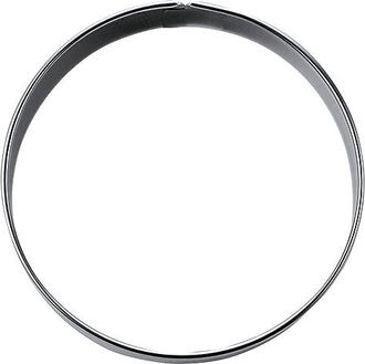 St&auml;dter Ausstecher, Edelstahl, Silber, 8cm