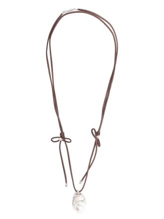 Yvmin collier à perles - Marron