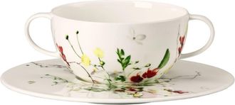 Rosenthal Brillance Fleurs Sauvages Suppentasse 2tlg