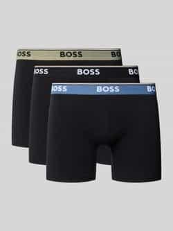 HUGO BOSS Trunks aus Baumwoll-Mix im 3er-Pack