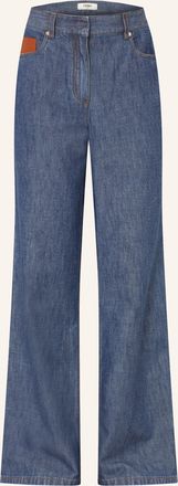Fendi Wide Leg Jeans blau