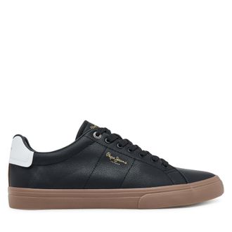 Pepe Jeans London Sneakers aus Stoff Pepe Jeans Kenton Base PMS300003 Schwarz