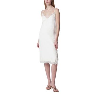 R&oacute;he Femme, Robes, Beige, Taille: 38 FR Lace Slip Dress