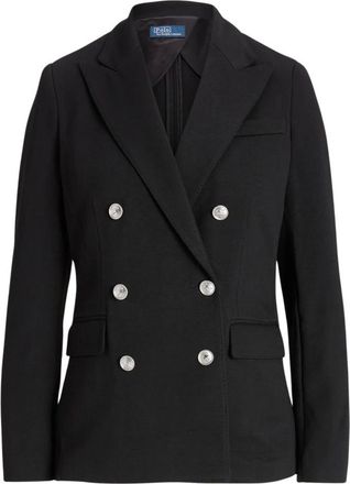 Ralph Lauren Femme, Vestes, Noir, Taille: 40 FR Veste crois&eacute;e