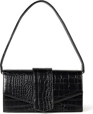 The Drop Sac Bandoulière pour Femme, à Rabat, Safiya, Noir, Taille Unique