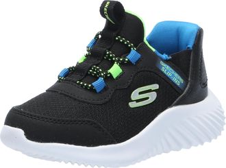 Skechers Jungen Bounder Brisk-Burst Sneakers,Sports Shoes, Black Lime, 36.5 EU
