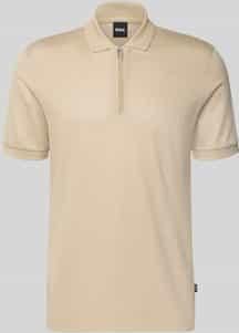 HUGO BOSS Regular Fit Poloshirt aus Baumwoll-Lyocell-Mix Modell H-PARAS 70