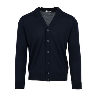 Paolo Pecora Homme, Pulls, Bleu, Taille: 2XL Cardigan