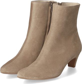 Paul Green 8288-02 Schlupfstiefel Rauleder Damen in beige - Gr. 40,5