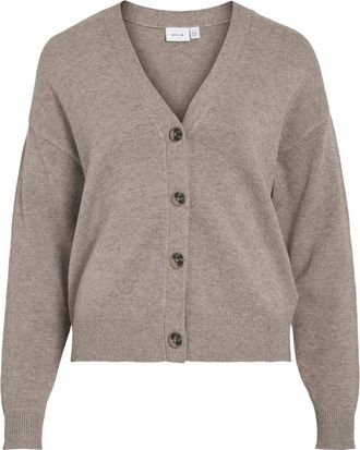 Vila Female Strickjacke VIRIL V-Ausschnitt