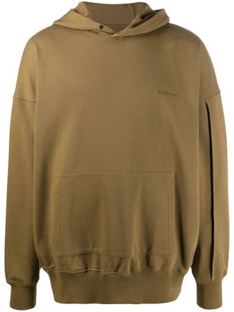 A-Cold-Wall* hoodie à logo brodé - Vert