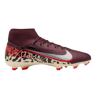 Nike Zoom Mercurial Superfly 10 Academy Fu&szlig;ballschuhe mit festem Boden f&uuml;r Herren/Damen Unisex (Purpurrot)