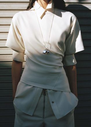 Mango Collier ornements g&eacute;om&eacute;triques combin&eacute;s argent - Femme - Taille unique - MANGO