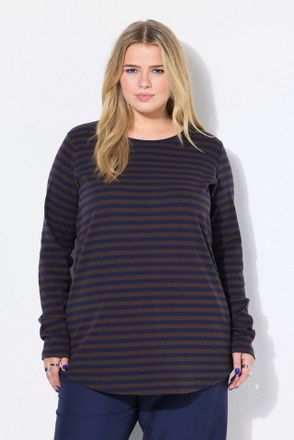 STUDIO UNTOLD T-Shirt Ringelshirt Wide Shape Rippjersey Langarm