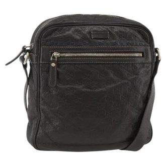 Gucci Pre-owned Canvas Cross Body Bag - - Pre-owned - Damen - Schwarzk - ONE SIZE