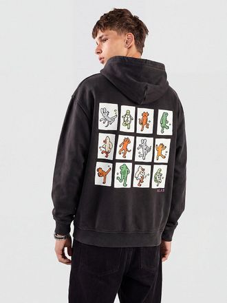 A.Lab Foot Bag Squad Boxy Hoodie vintage black