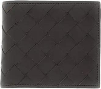 Bottega Veneta Portemonnaies - Leather Wallet Intrecciato Motif - Gr. unisize - in Schwarz - f&uuml;r Damen