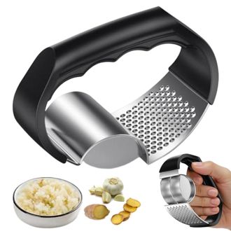 Generico Knoblauchzerkleinerer, ergonomischer 2-in-1-K&uuml;chenhelfer, Knoblauchpresse, Ingwerpresse, f&uuml;r Ingwer, Zwiebeln, Haus, Restaurant, Camping und Lebensmit