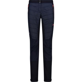 F.lli Campagnolo W Pant Iv Blau - PrimaLoft Warme wasserabweisende Damen Trekking Hose, Gr&ouml;&szlig;e 46 - Farbe Black Blue - EWD Fluo