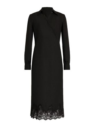 Alberta Ferretti Robe Au Genou - Noir