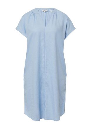 s.Oliver Minikleid Kleid Blusenkleid aus Leinenmix mit Eingrifftaschen