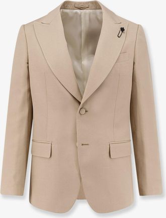 Lardini Single-breasted viscose and silk blazer - LARDINI - gender_Man