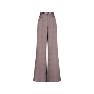 Andamane Nathalie Crystal Wide Pants - - Trousers - Damen - Grau - S