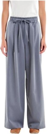 Vicolo Femme, Pantalons, Gris, Taille: 44 FR Wide Pantalons