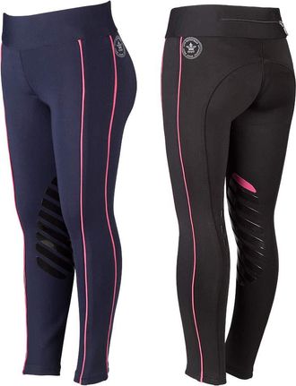 Pfiff Pfiff 102846 Reitleggings Larissa, Grip-Kniebesatz, Dunkelblau, 158