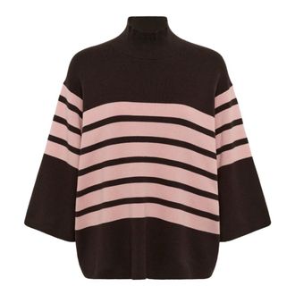 Inwear TildaIW Highneck - Femme - Pulls - Brun - Taille: 44 FR