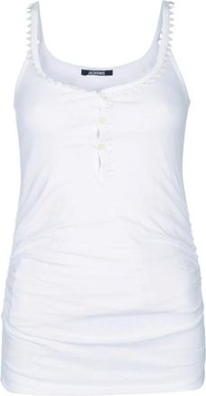 Jacquemus Femme, Tops, Blanc, Taille: 36 FR Le D&eacute;bardeur Clavela