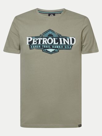 Petrol Industries T-Shirt M-1040-TSR602 Gr&uuml;n Regular Fit