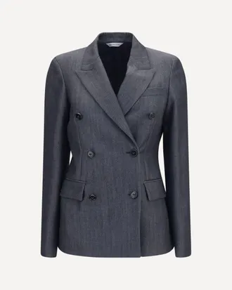 Balenciaga Double-breasted wool Blazer Female 36