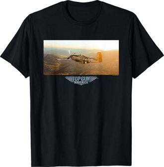 Top Gun Maverick Plane Sunset T-Shirt
